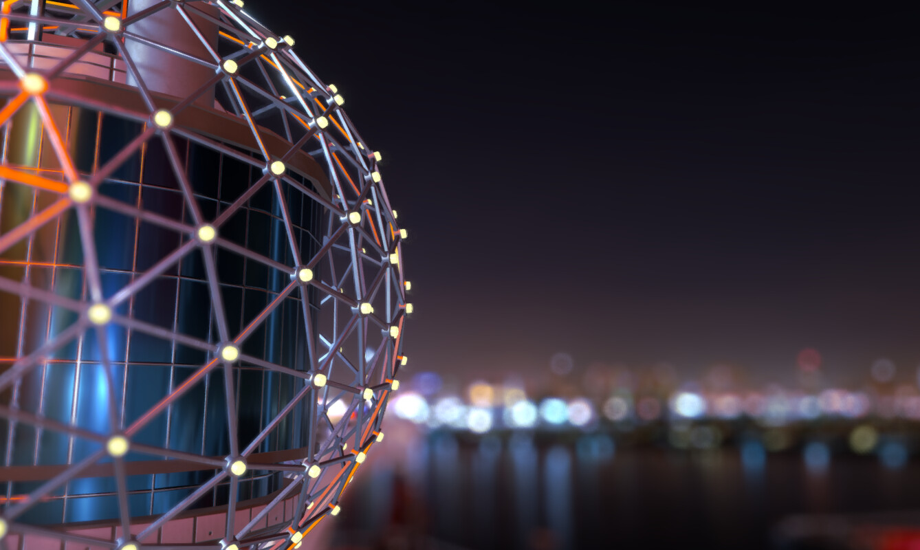 ArtStation - Reunion Tower Stills from my 3D Model