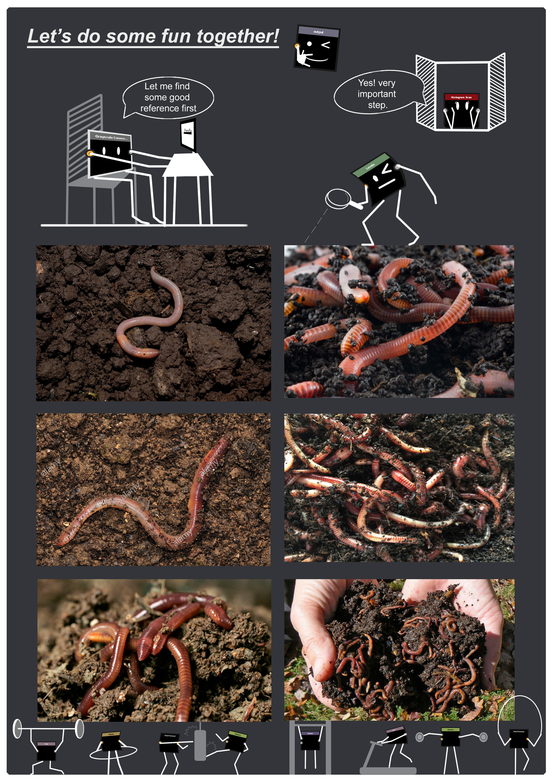 Earthworms in Substance Designer – Digital Colony