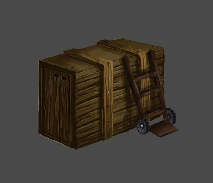 ArtStation - cargo box