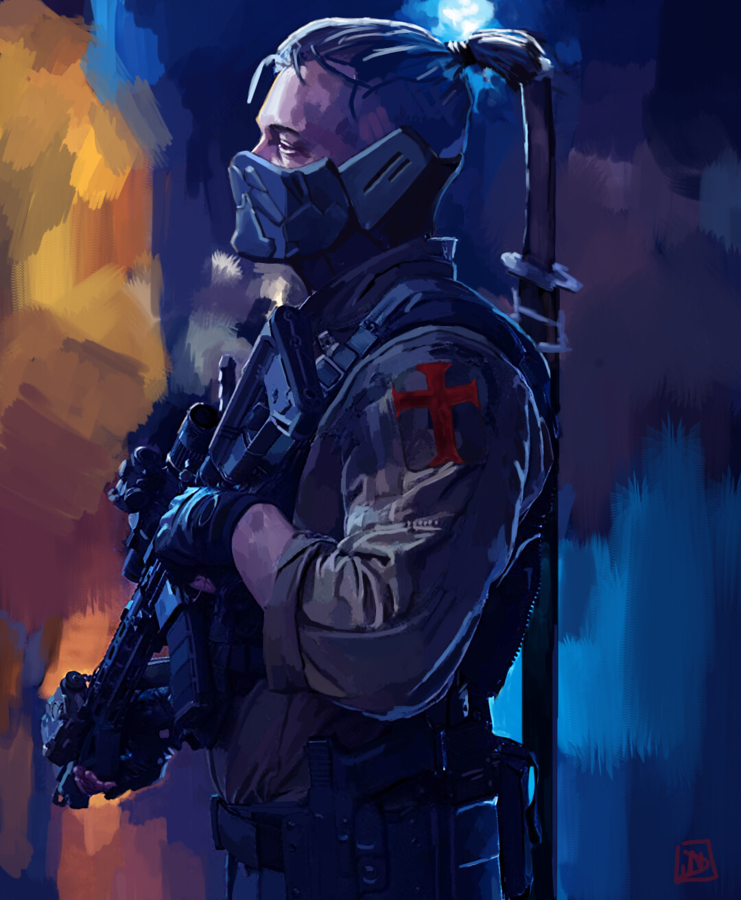 ArtStation - The Crusader Concept Portrait