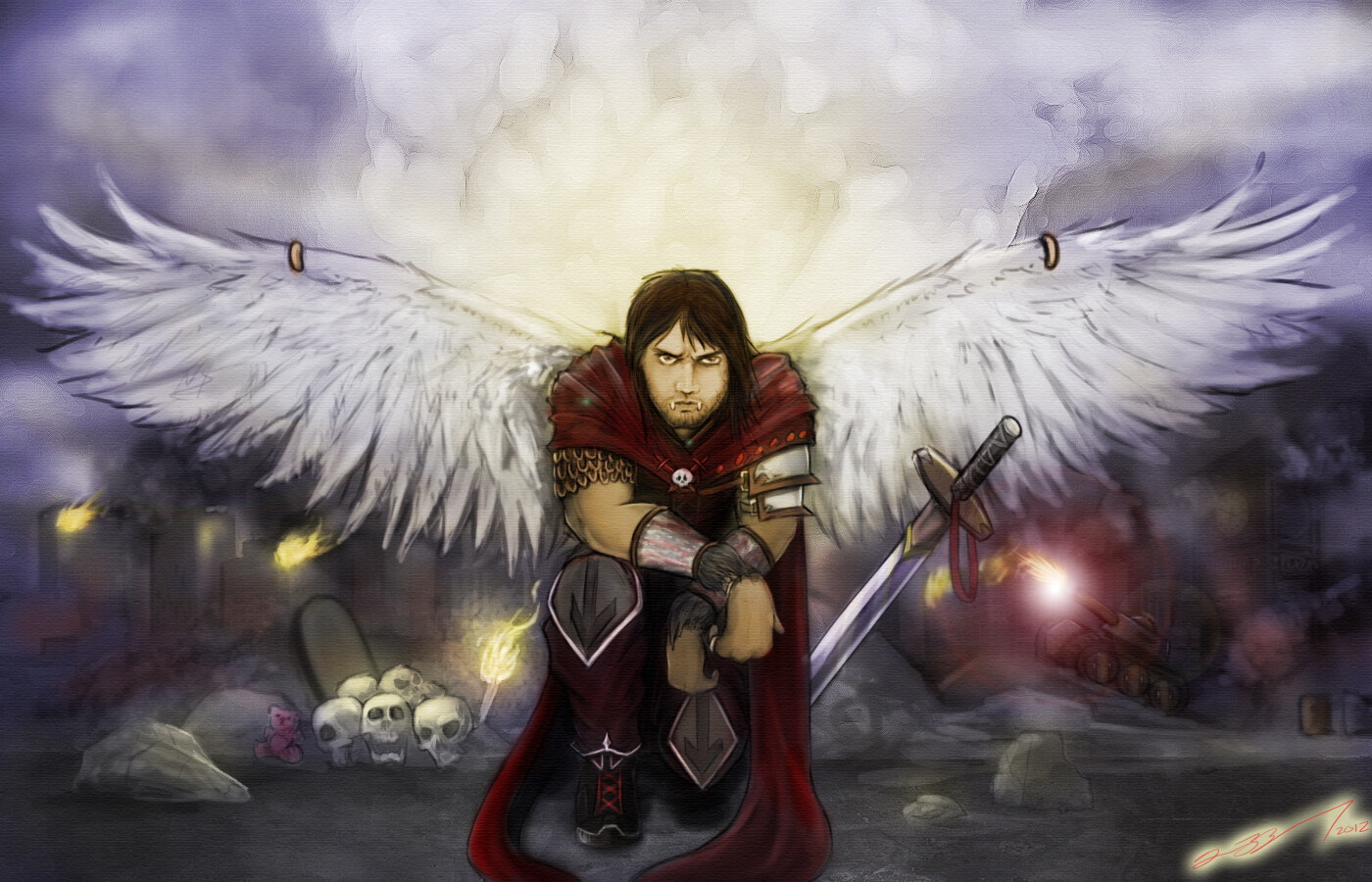 ArtStation - Fallen Angel of Dissonance
