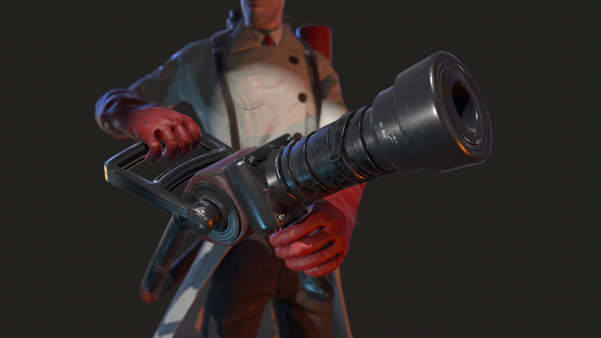 Oliver Pollard - Game Artist - Team Fortress 2 Medic Fan Art