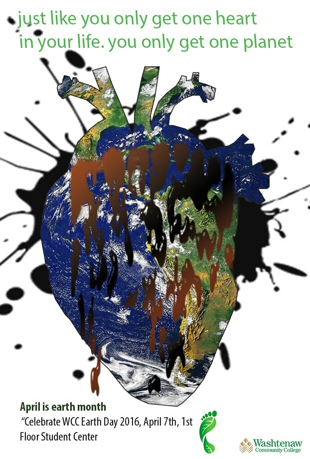 ArtStation - Earth day heart