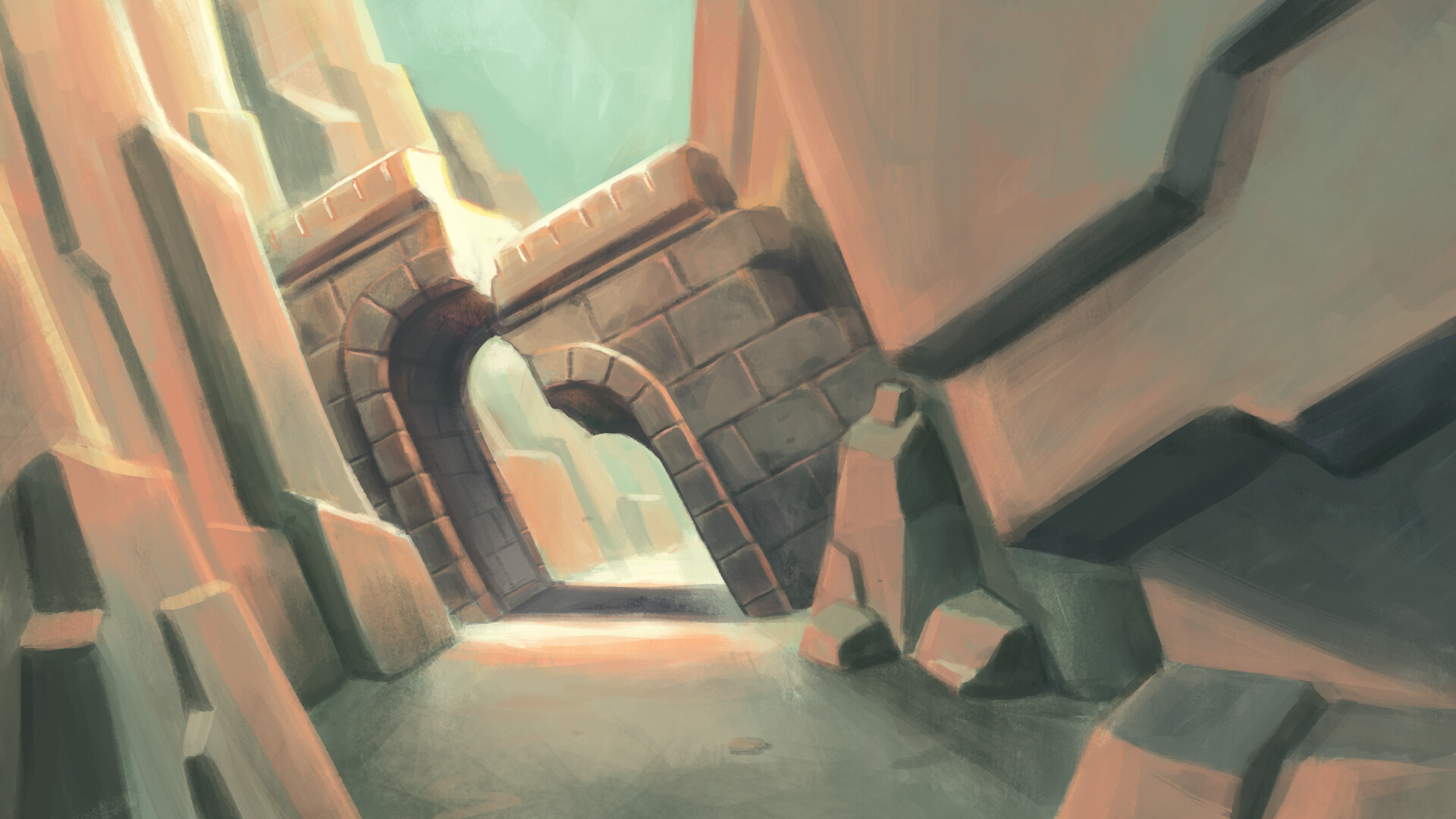 ArtStation - Ruined Gate