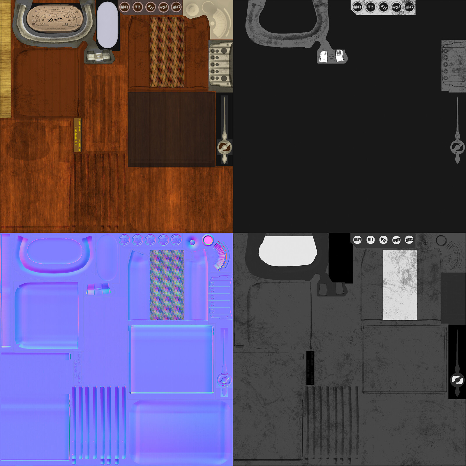 Colin Merrick - Zenith (5-S-319) Table Radio