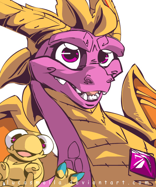 ArtStation - Spyro Portrait on VB Style