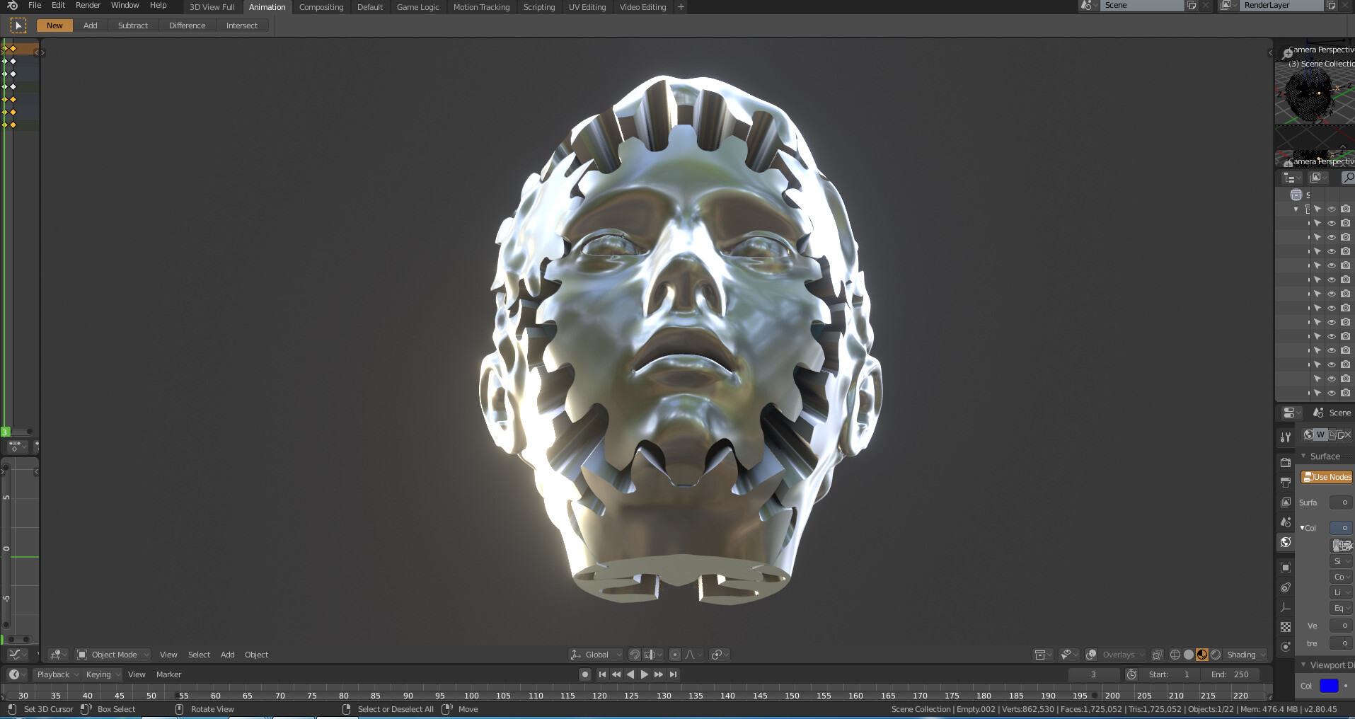 ArtStation - Mechanical sculpture for 3D printing