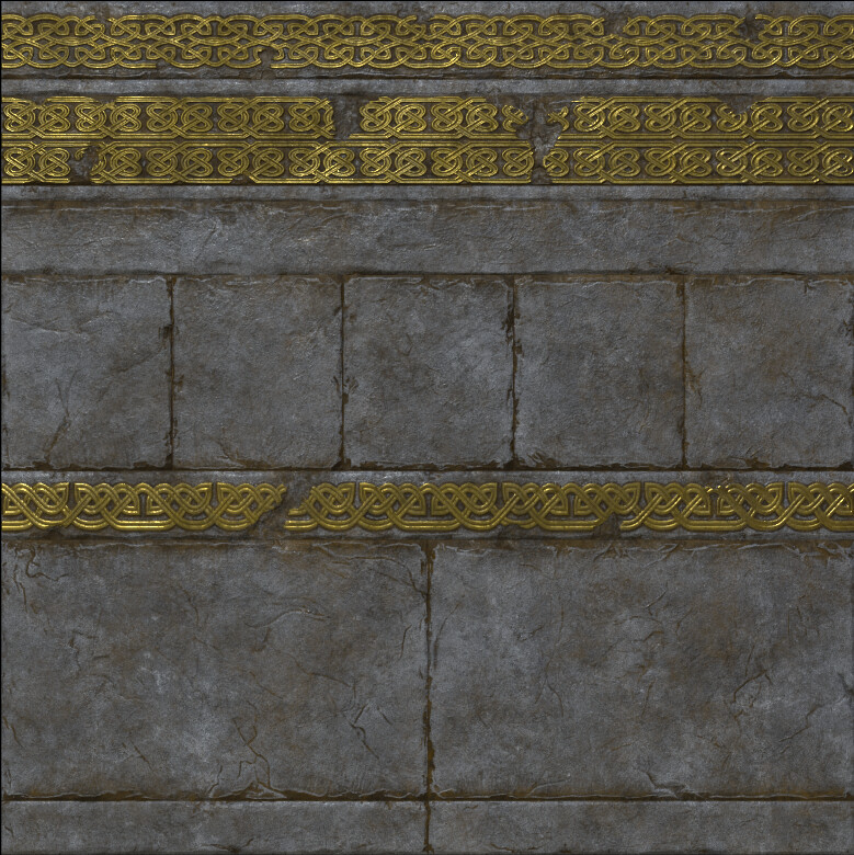 ArtStation - Stone Structure with Trim Sheet