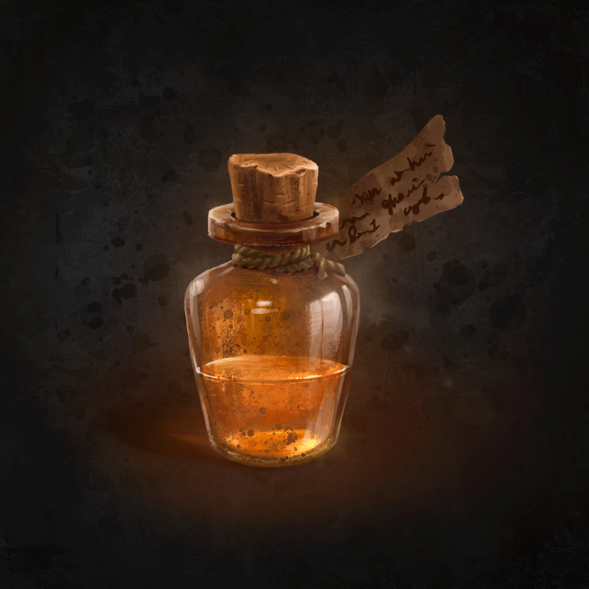 ArtStation - Healing flask