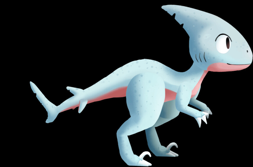ArtStation - Shark Raptor in Spine