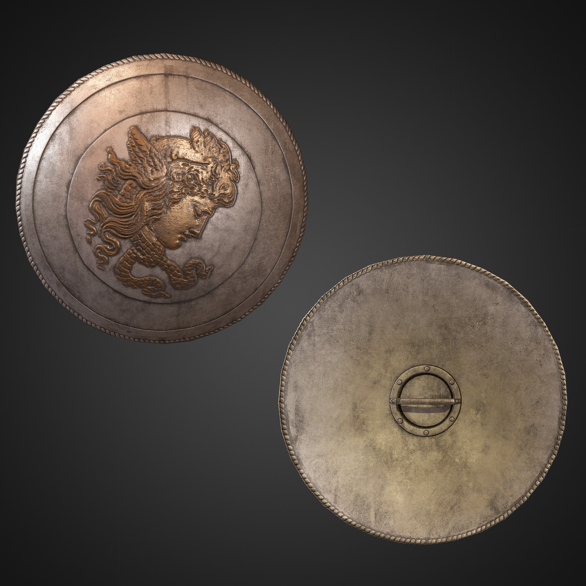 Gladiator Movie Shield Together