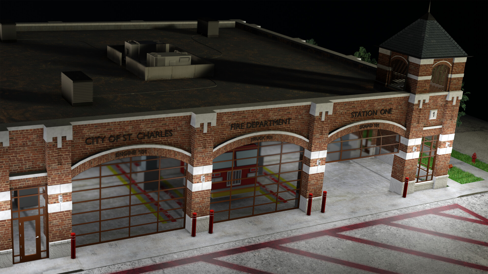 István Horváth - Fire Station One in St Charles, Illinois