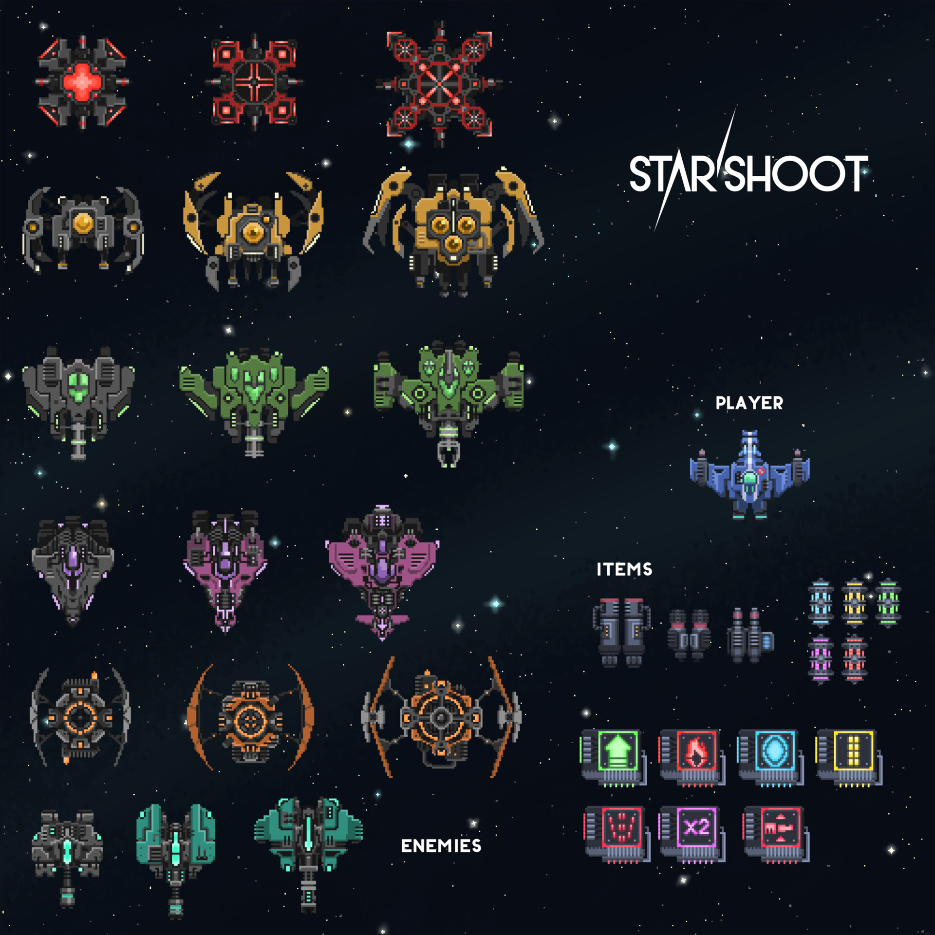 ArtStation - StarShoot Game Art