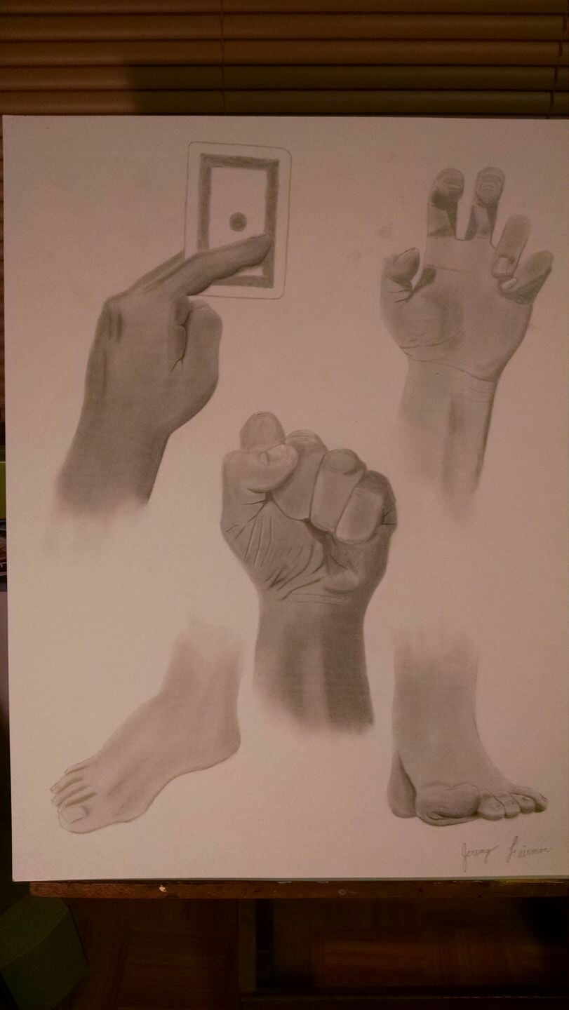 ArtStation - Hands and Feet Study (2017)