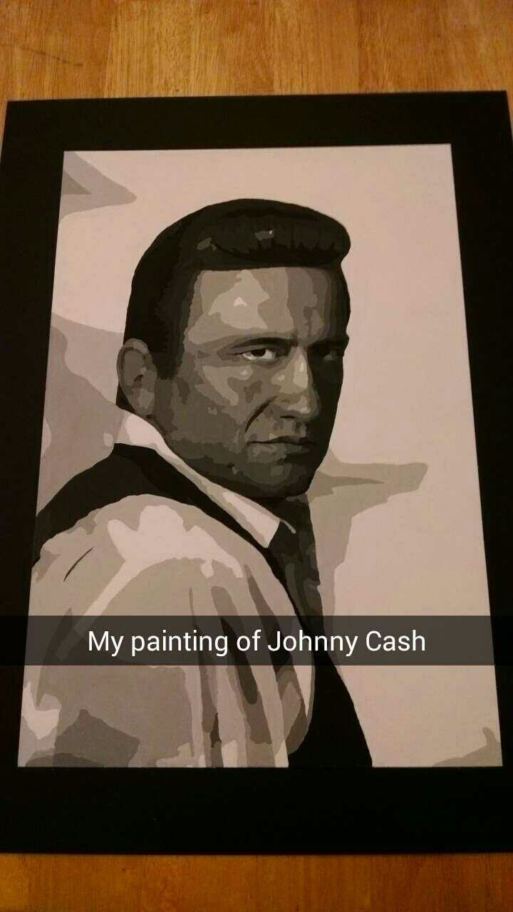 ArtStation - Johnny Cash Portrait (2015)