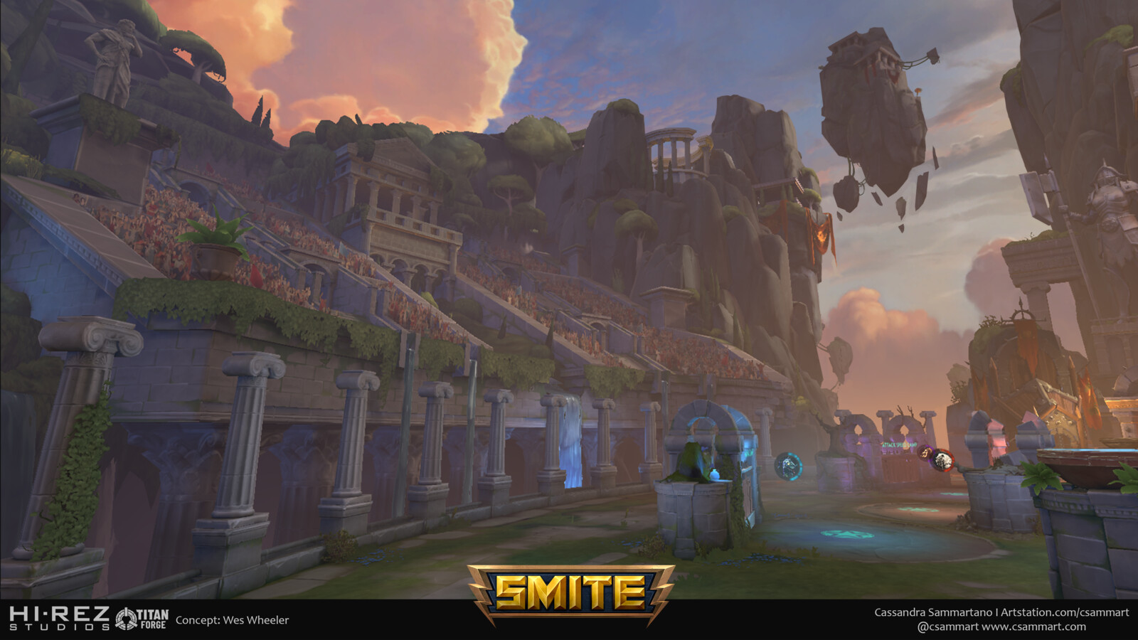 Cassandra Sammartano - SMITE: Roman Arena Map