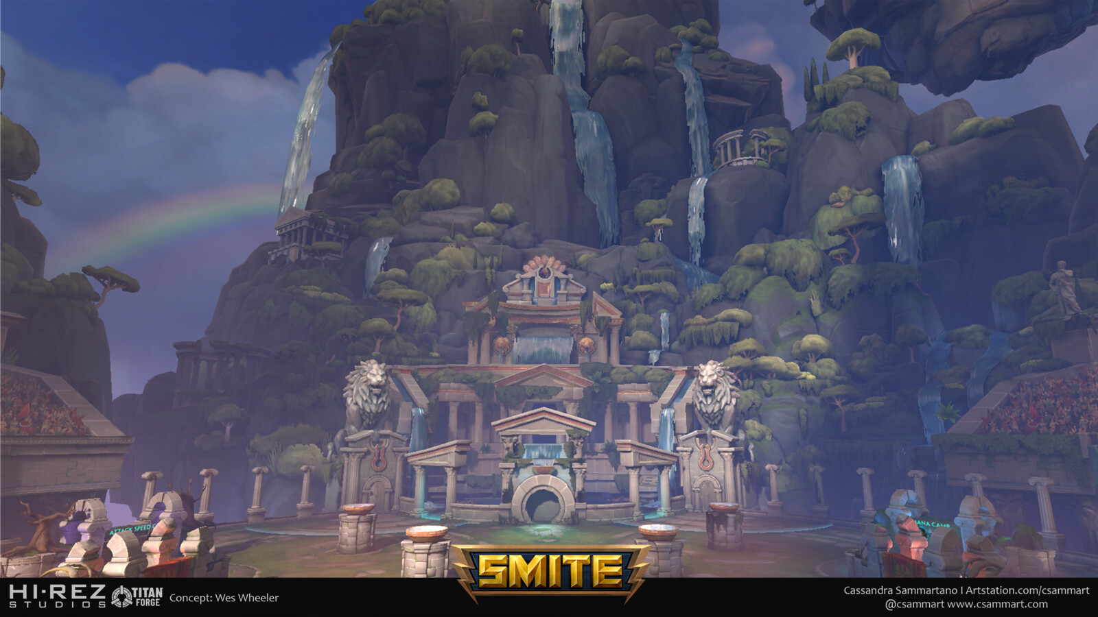 Cassandra Sammartano - SMITE: Roman Arena Map