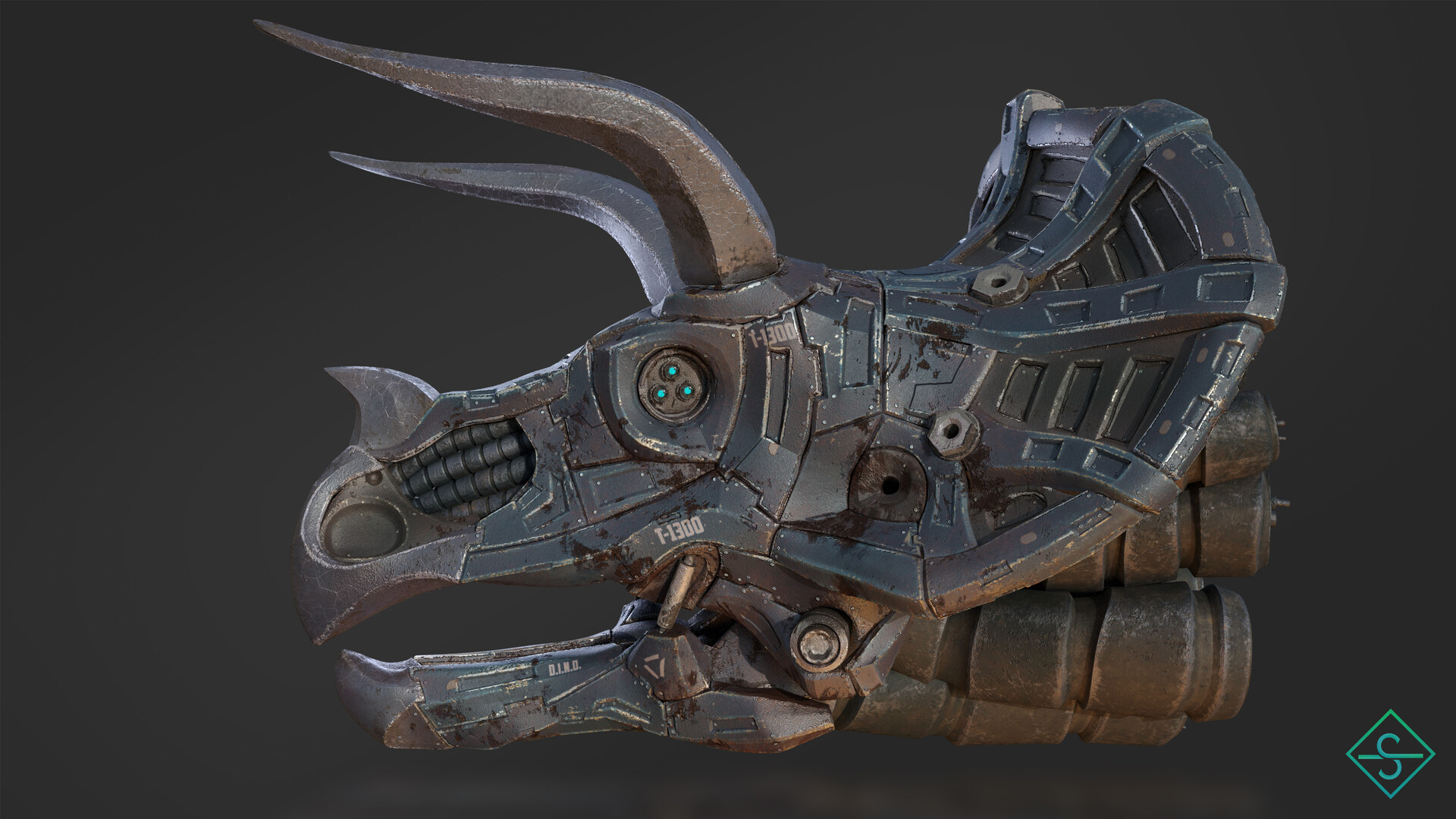 ArtStation - Mech Triceratops