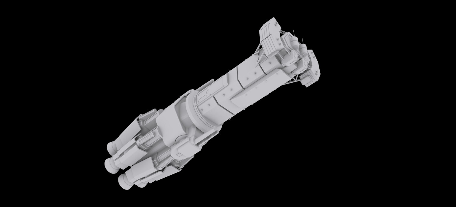 Paul Kiesling - UNN Truman Class Dreadnought (The Expanse W.I.P)