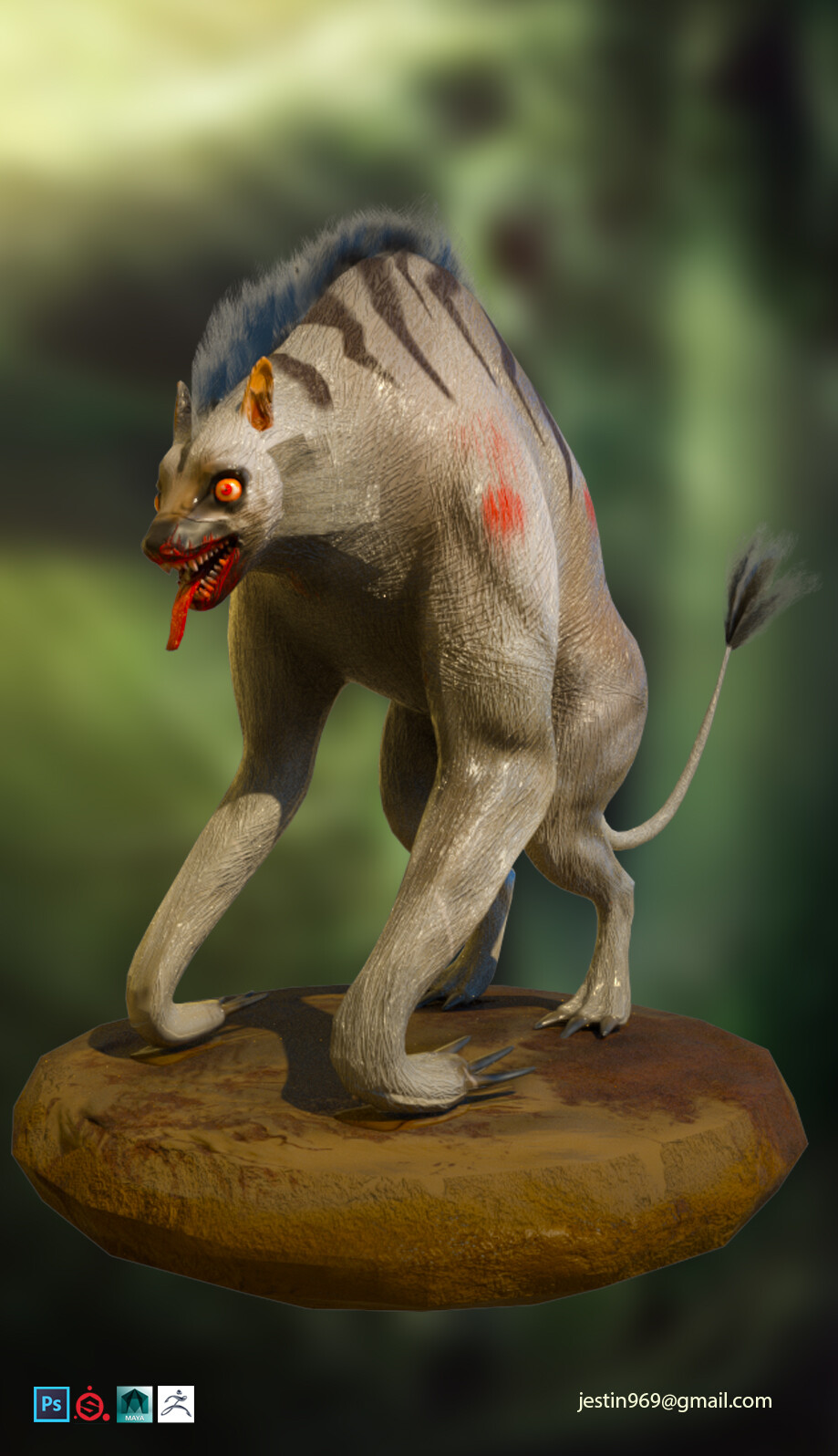 Jestin Joseph - concept art animal 3d