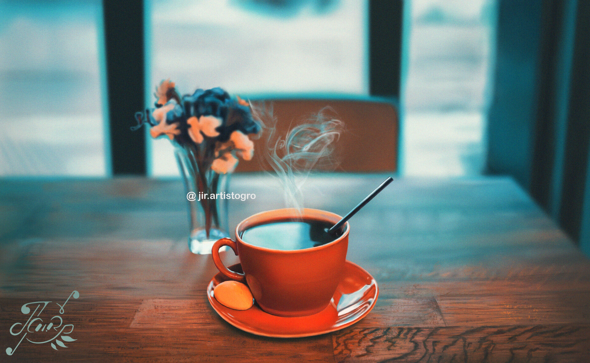 ArtStation - A coffee in the morning