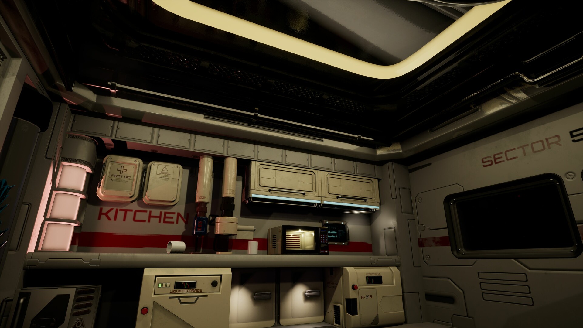 Ioana Santamarian - Retro Sci-Fi Kitchen