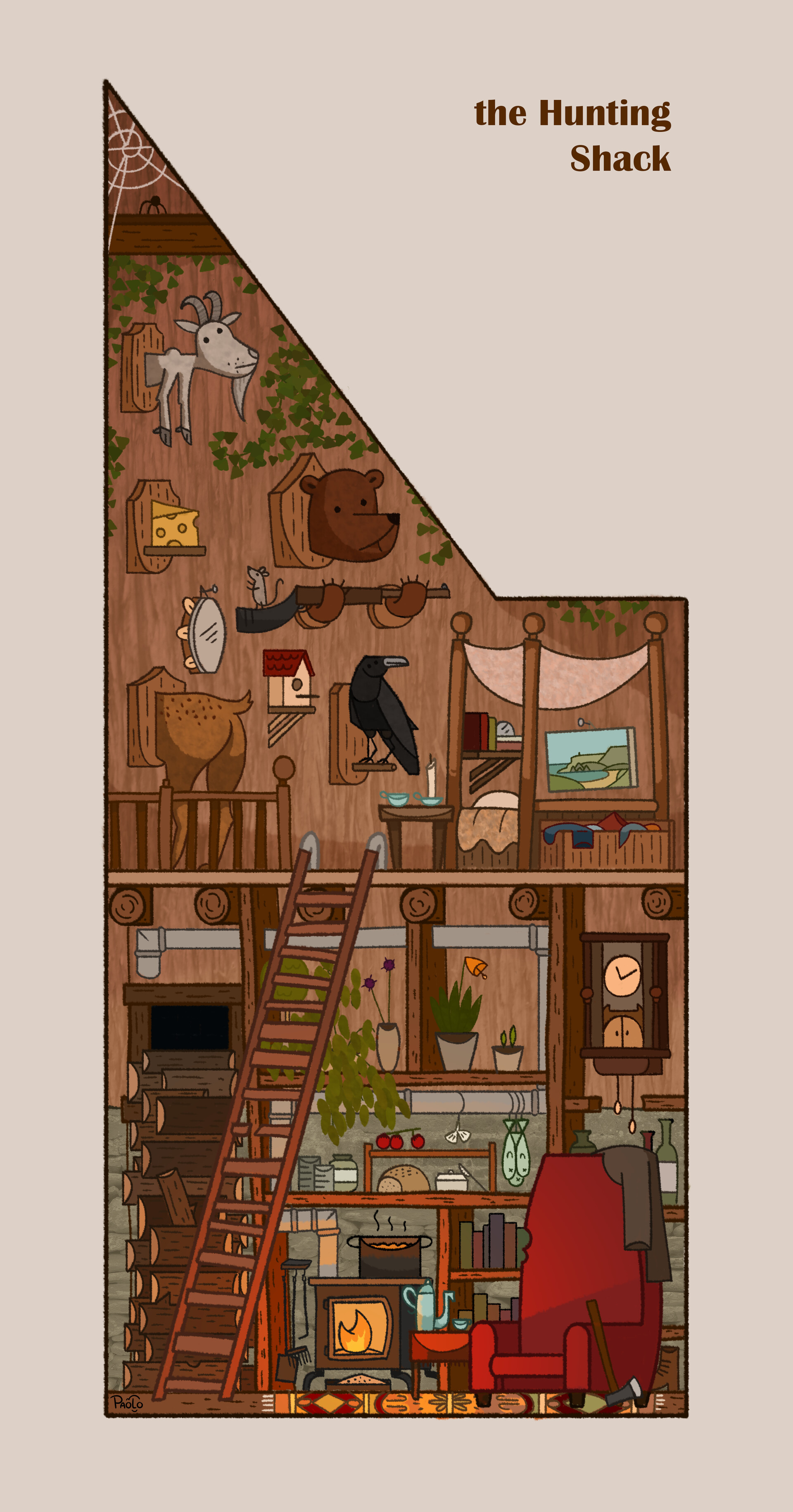 ArtStation - The Hunting Shack