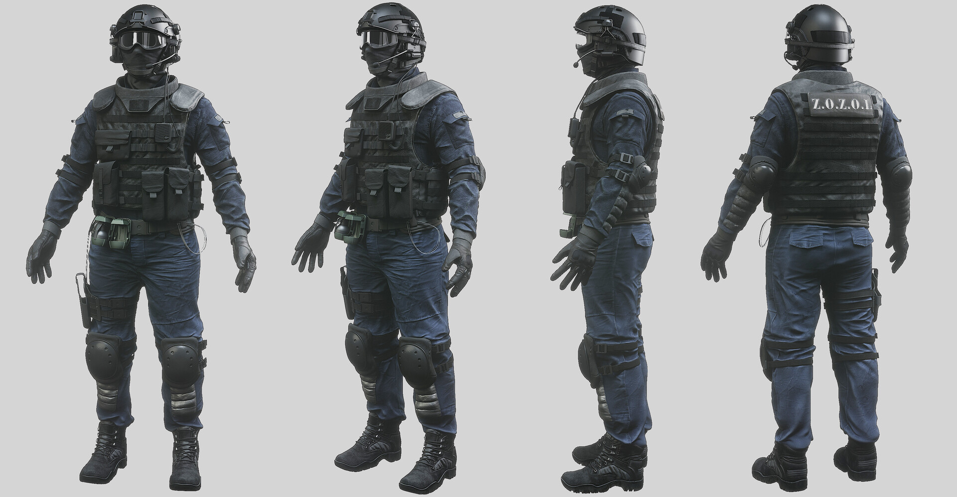 ArtStation - Special Force HighPoly - character