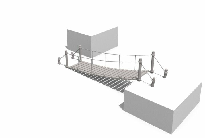 ArtStation - Procedural Houdini Bridge
