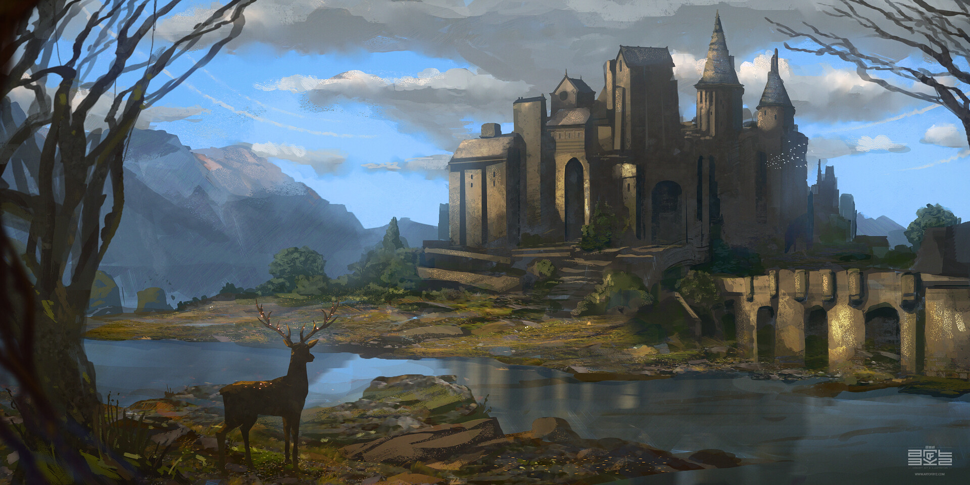 ArtStation - CASTLE RIVER