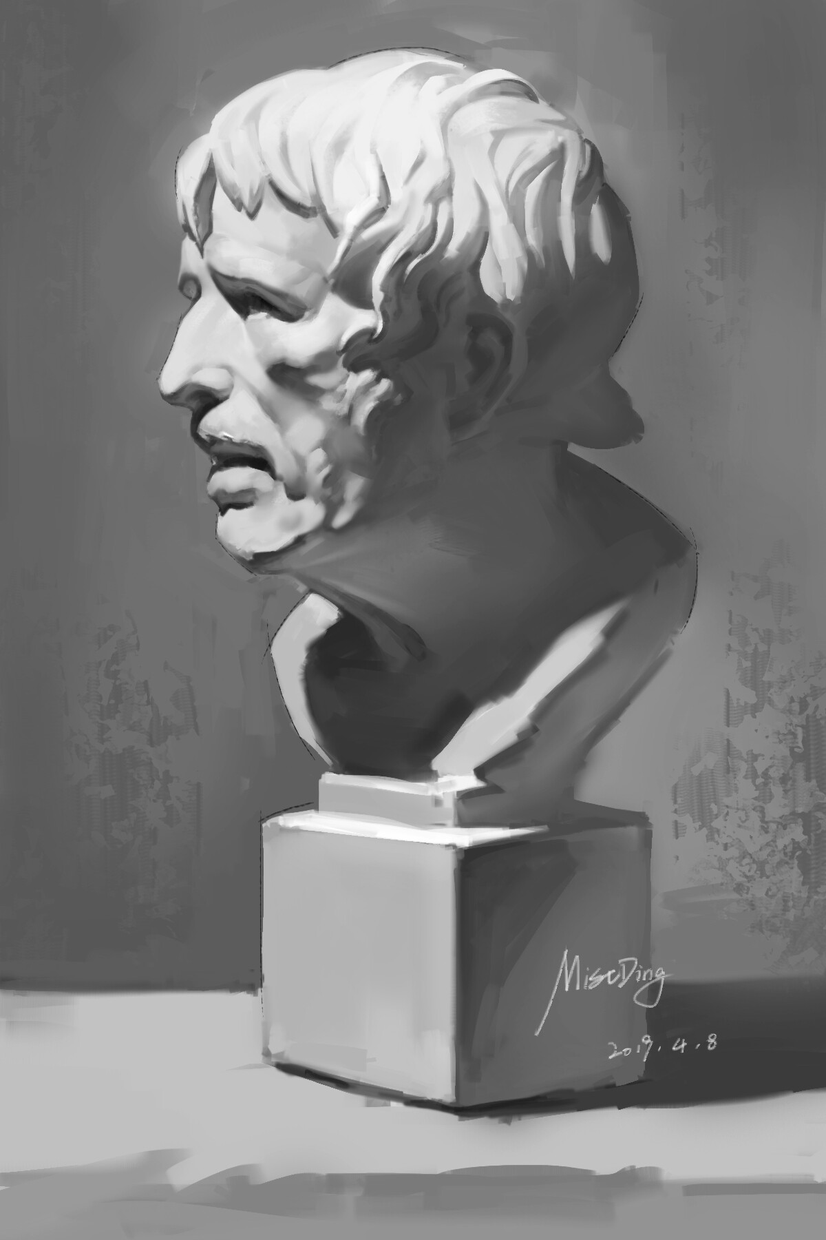 ArtStation - Sketch_Plaster statue 01