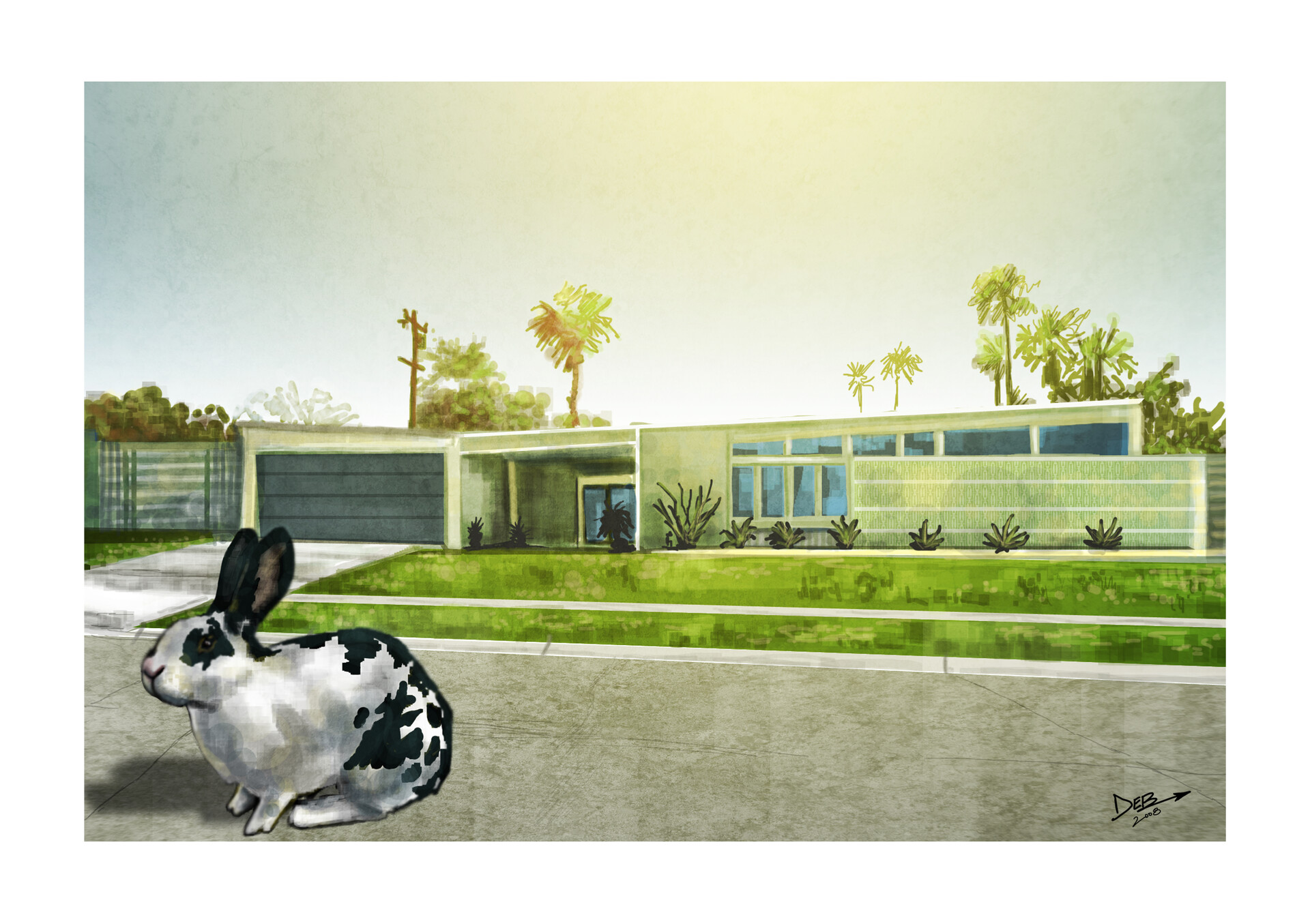 ArtStation - Modern Rabbit no. 1