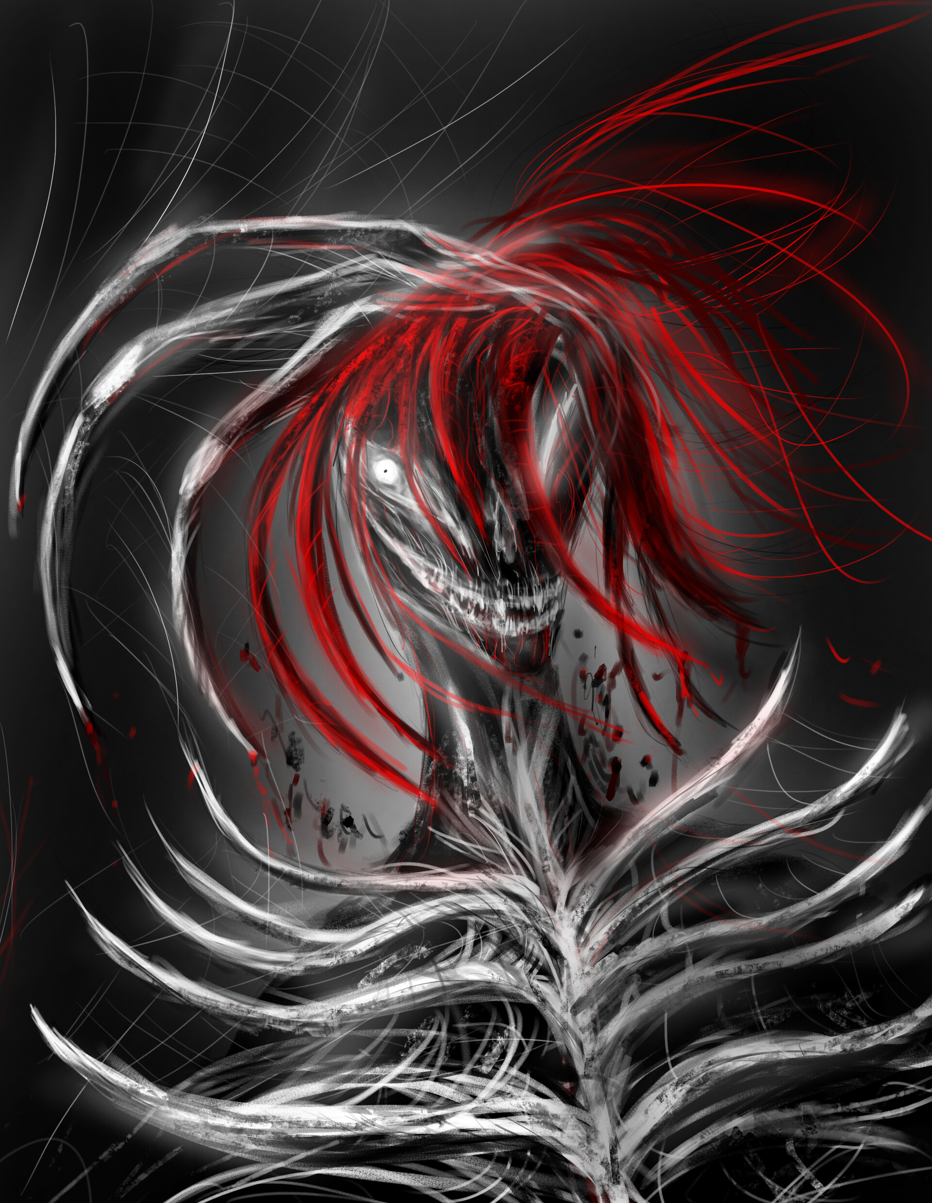 ArtStation - Arachno Insanity - Brush practice