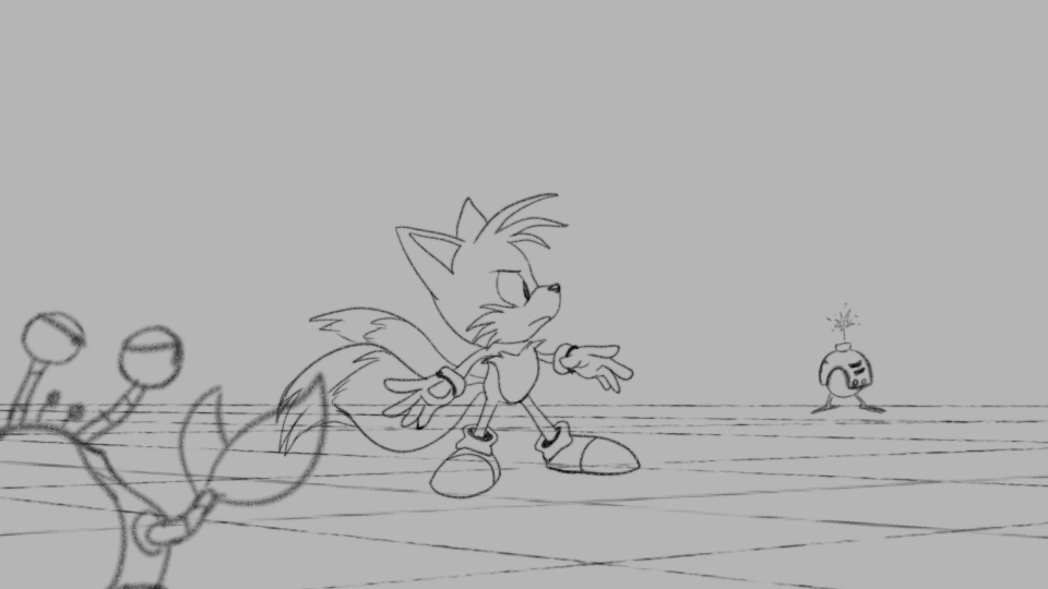 classic tails coloring pages