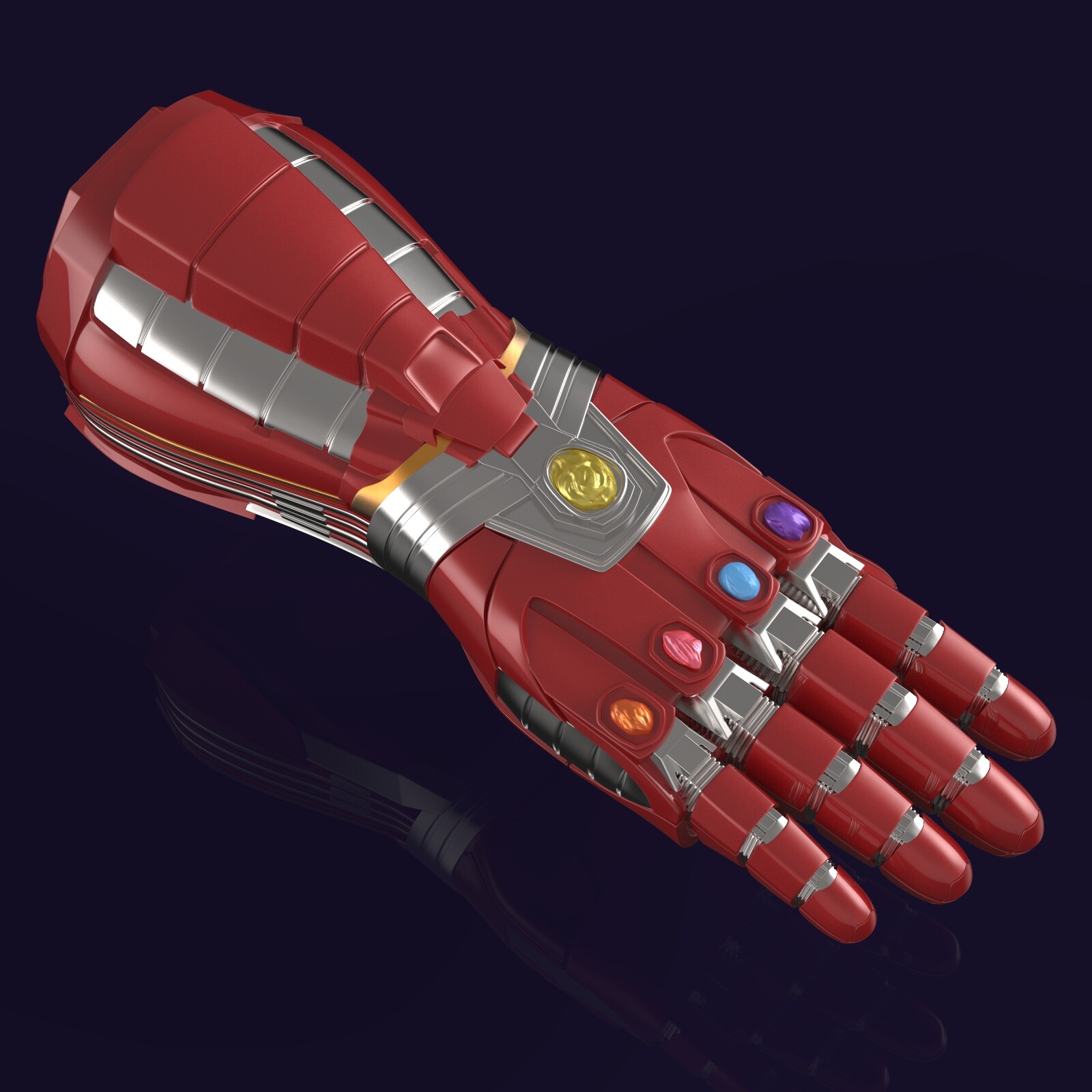 SteelWolf - 'Avengers Endgame' - set Infinity Gauntlets for Cosplay