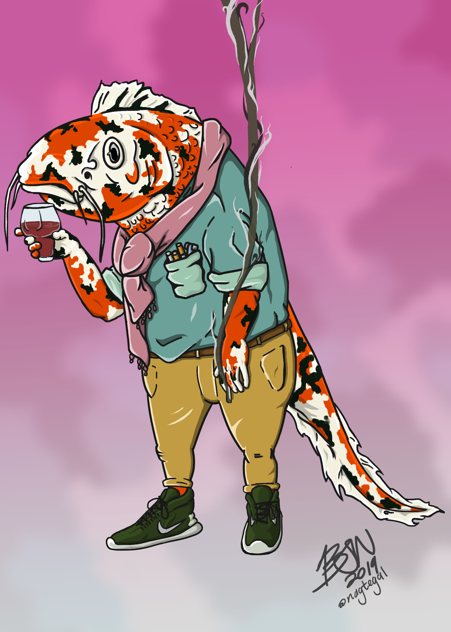 ArtStation - Koi Boy Art Lover