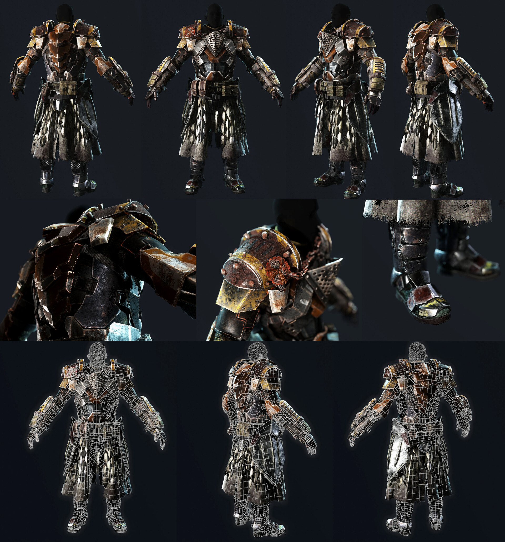 ArtStation - Ash Heavy Armor Fade to Silence