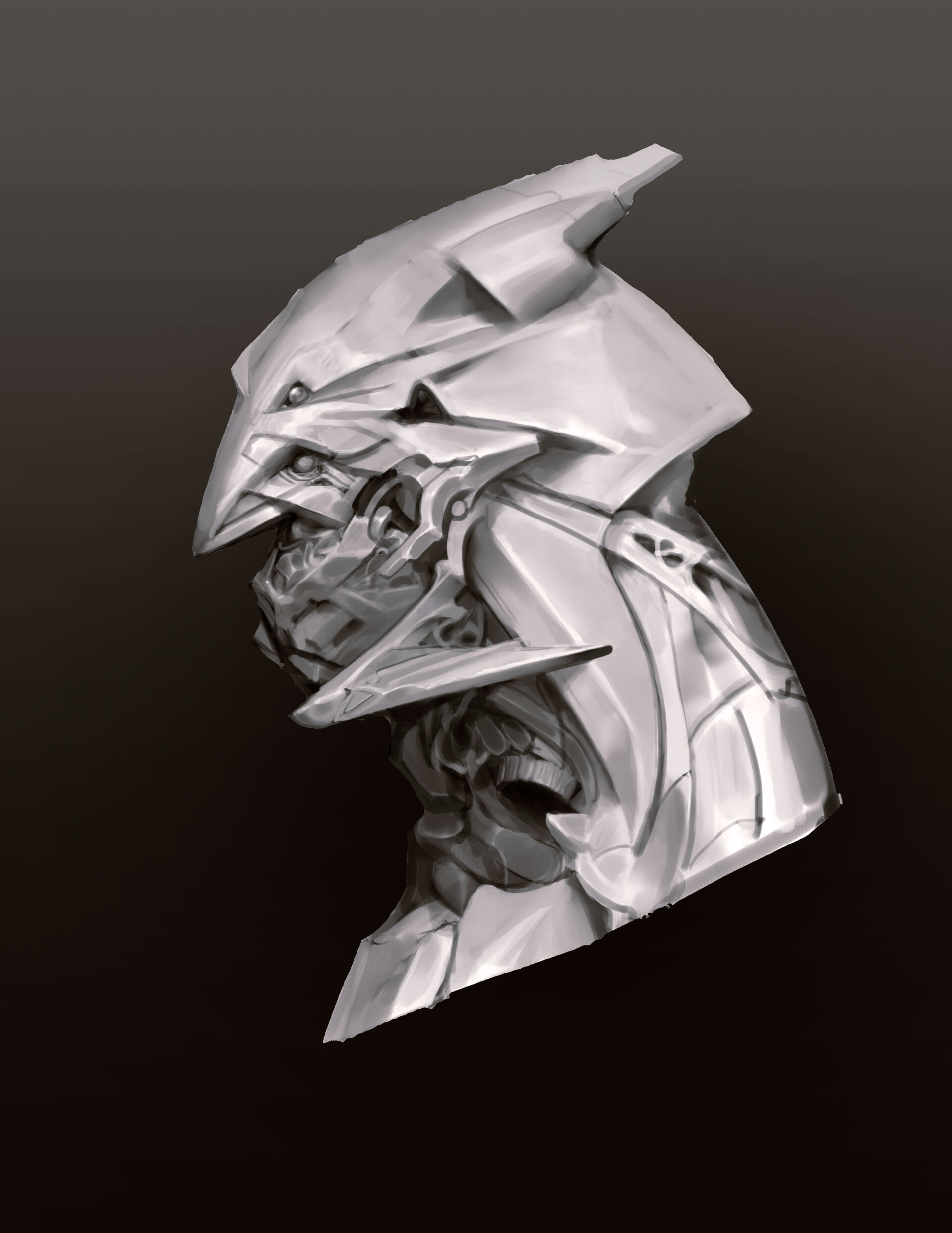 Tide Jitthai.F (ArtofTide) - Sci-fi Helmet Materials Design.