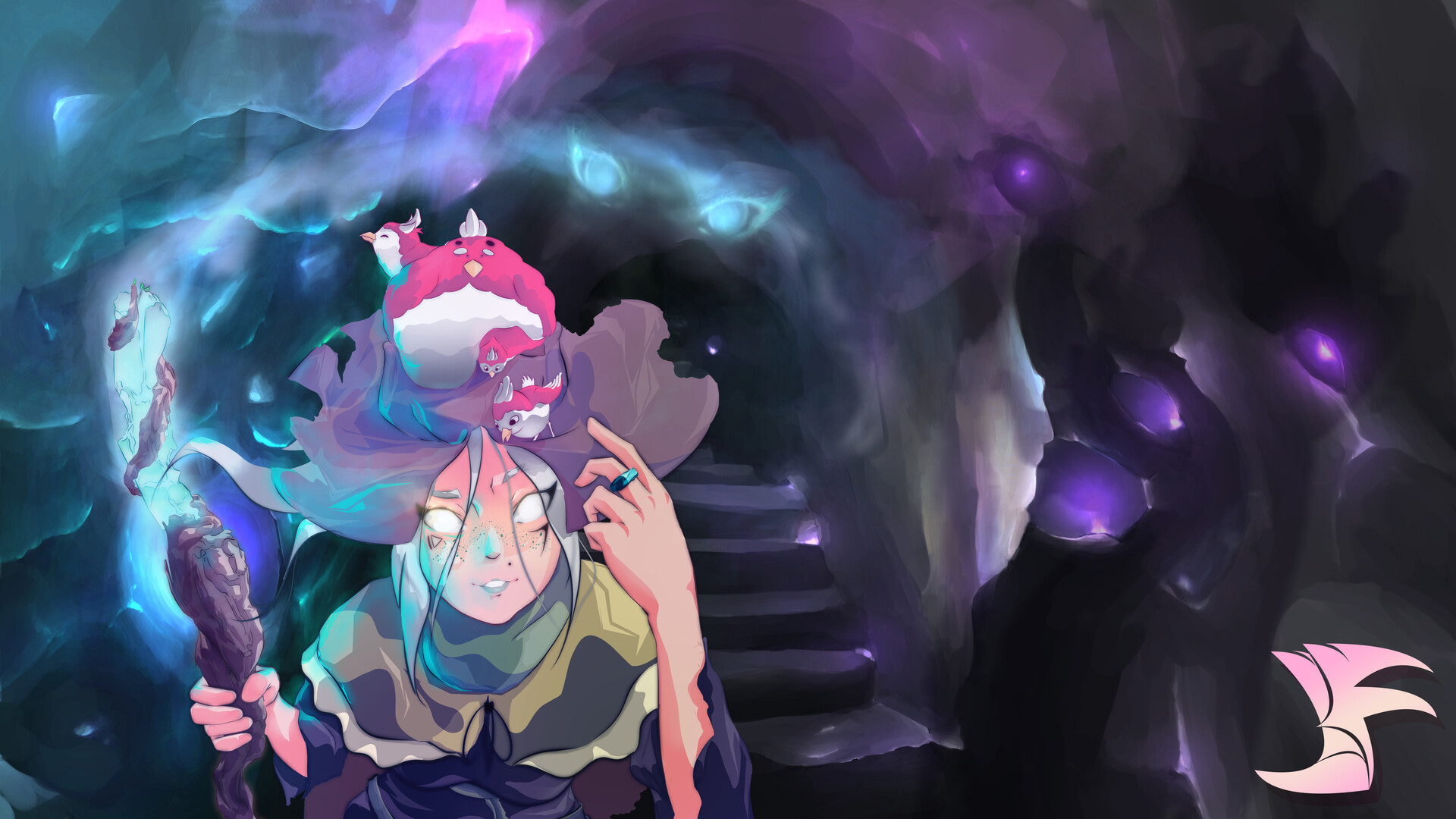 ArtStation - Nia - Blind Wizard