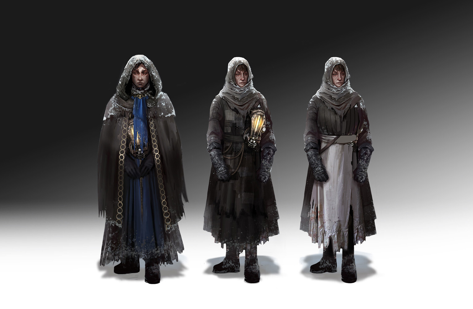 Adam Śmietański - Frostpunk Character Concepts