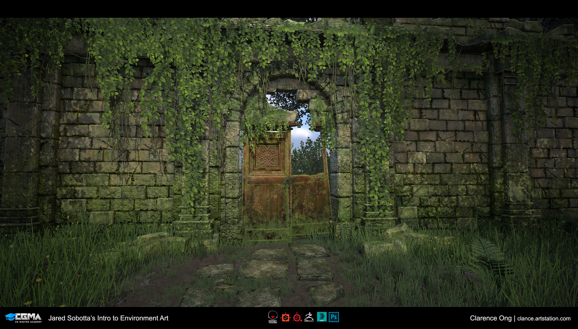 Clarence Ong - Gate Ruins (Unchartered 4 Inspired Environment Art)