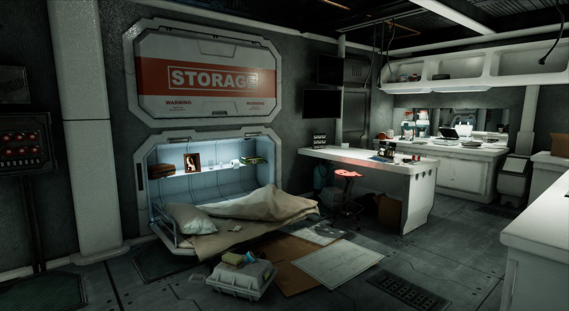 ArtStation - Hackers Hideout WIP