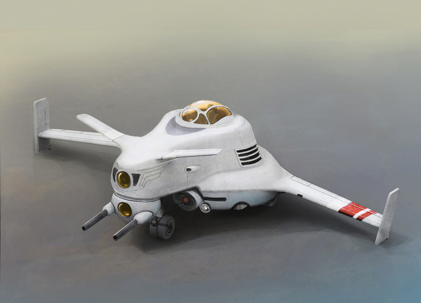 ArtStation - Dieselpunk fighter 01