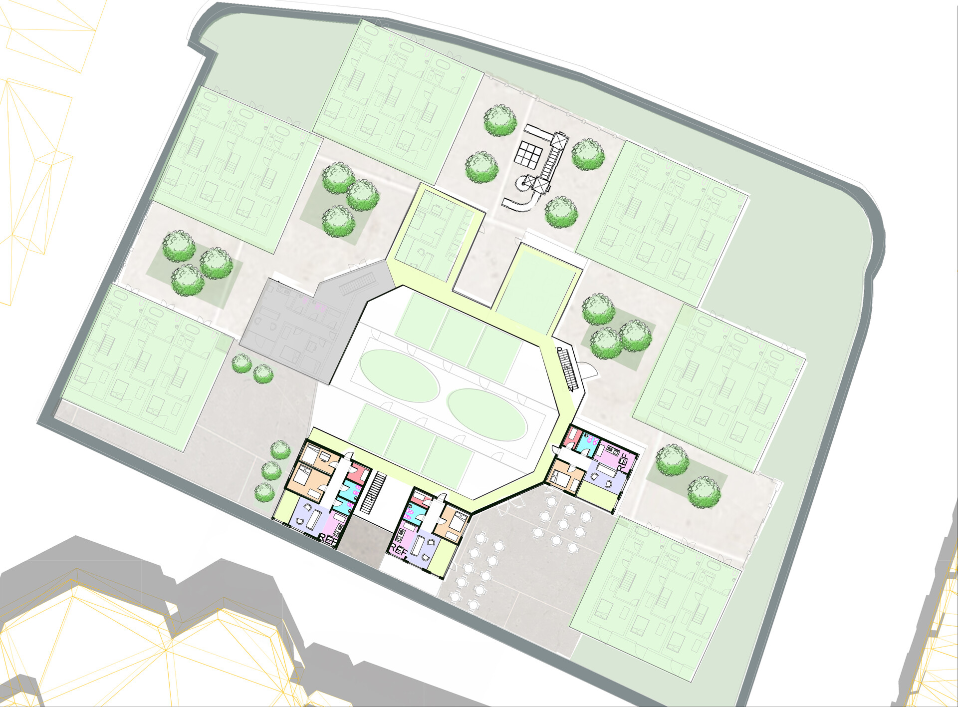 Zainab Mohamed - Third Year Architecture School- Social Housing