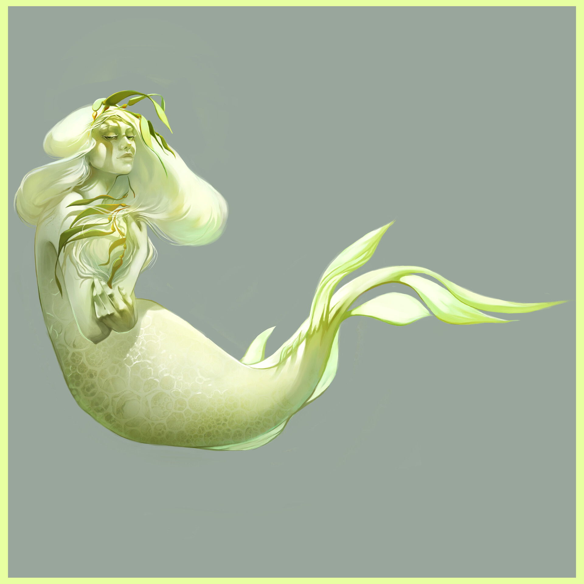 ArtStation - Green Mermaid