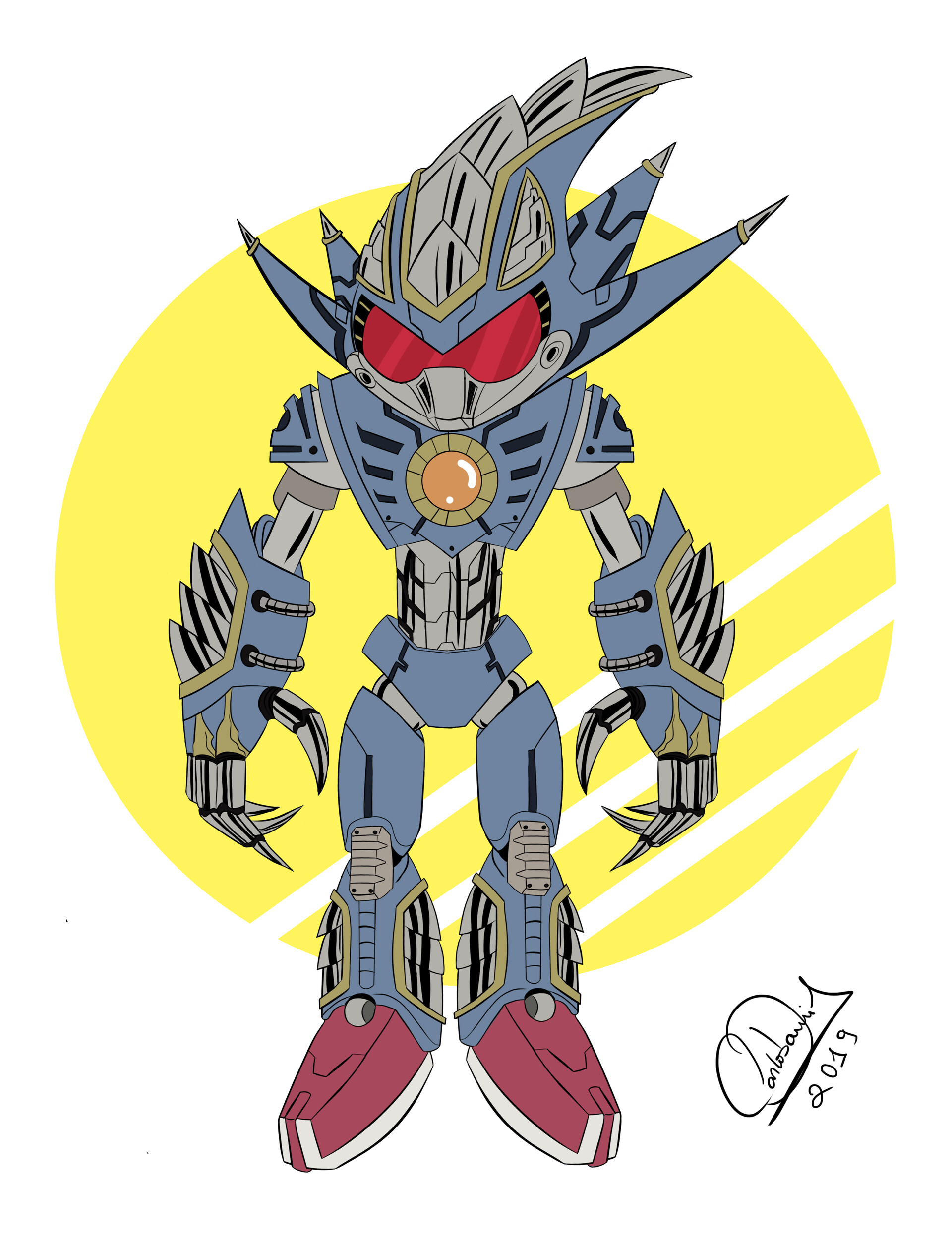 ArtStation - Redesenhado Metal Sonic