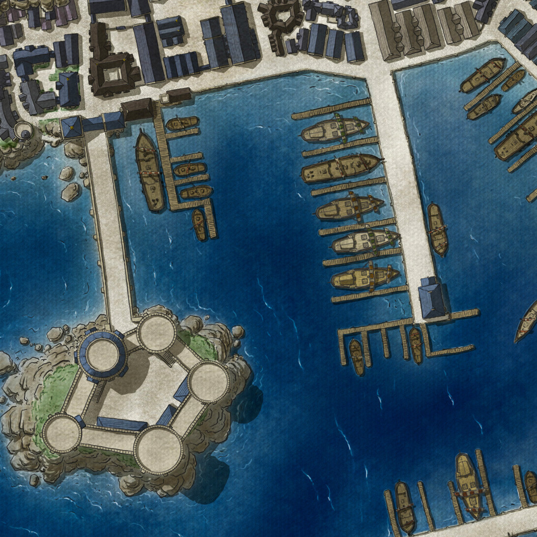 John Stevenson - Baldur's Gate city map