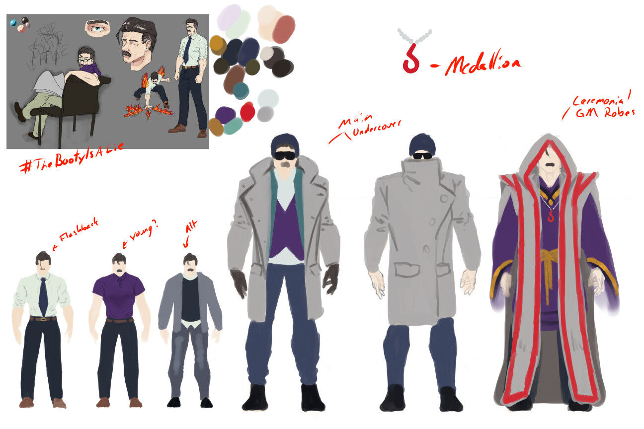 ProfSweets - "Crimson" Character Redesigns