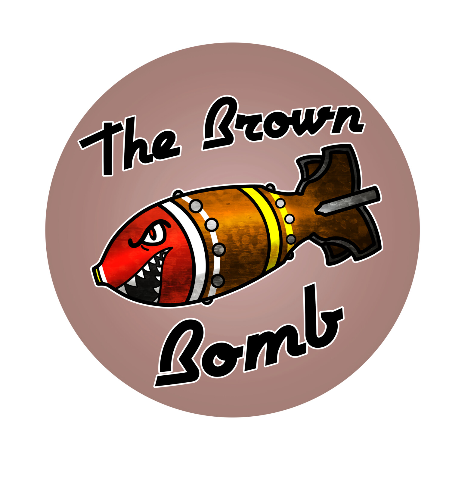Sydney van Emmerik - The Brown Bomb Nose Art Sticker