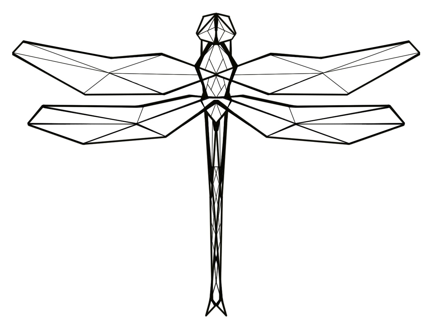 ArtStation - Polygon Dragonfly